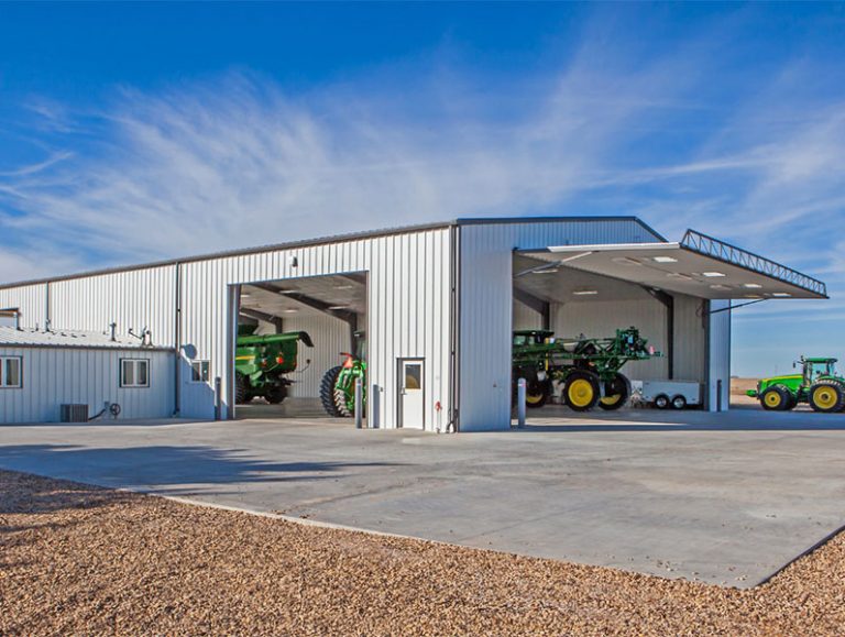Pre-engineered steel construction farm buildings in West Michigan